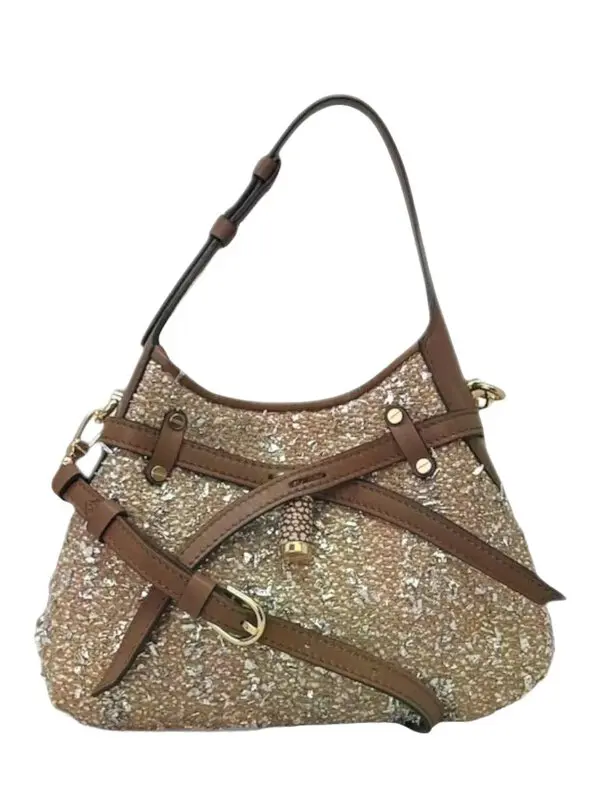Borbonese Mini Halo Shoulder Bag - Neutrals