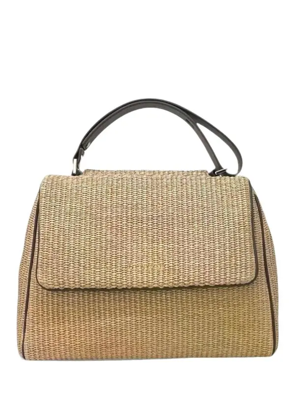 ORTIGNI Sveva Zanzibar Shoulder Bag - Neutrals