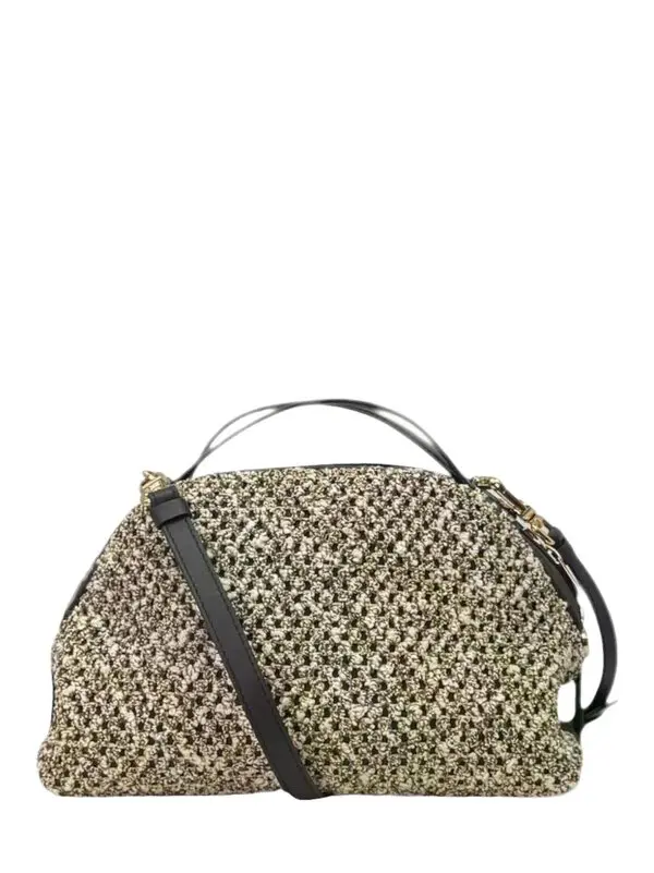 Borbonese Small Bowler Shoulder Bag - Neutrals