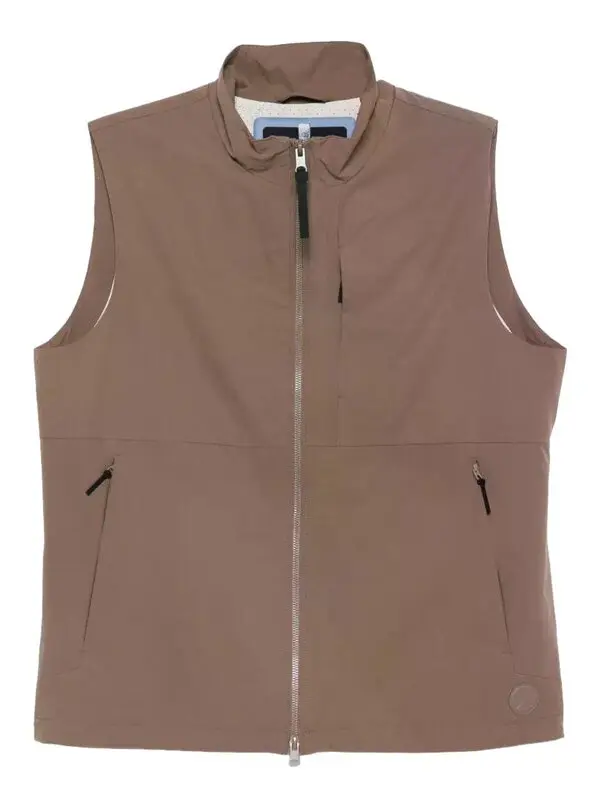 PEOPLE OF SHIBUYA Logo-patch Gilet - Neutrals