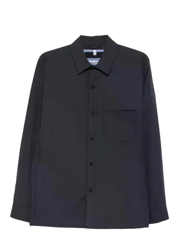 PEOPLE OF SHIBUYA Flap-pocket Jacket - Blue