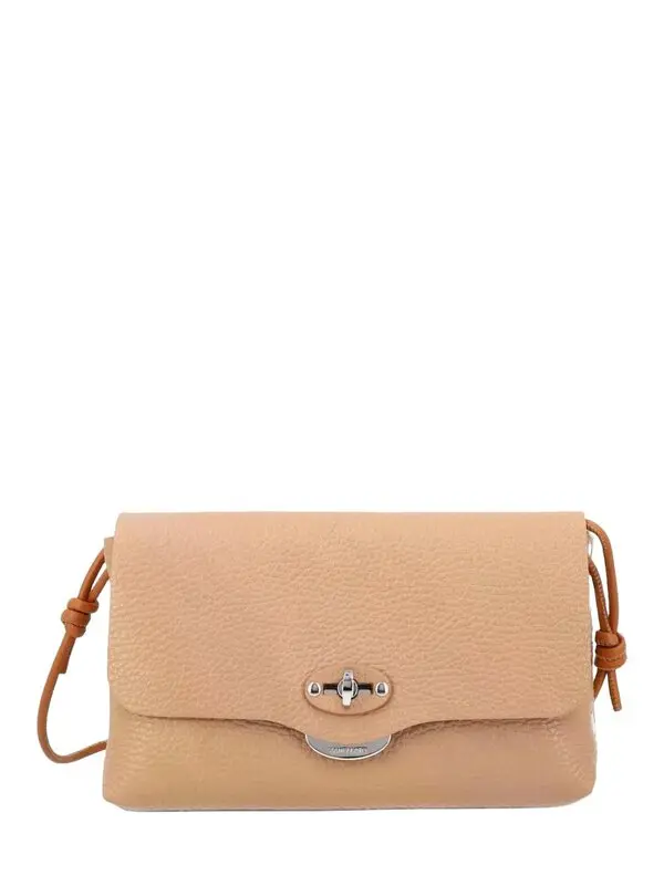 ZANELLATO Small Lettera® Leather Shoulder Bag - Neutrals
