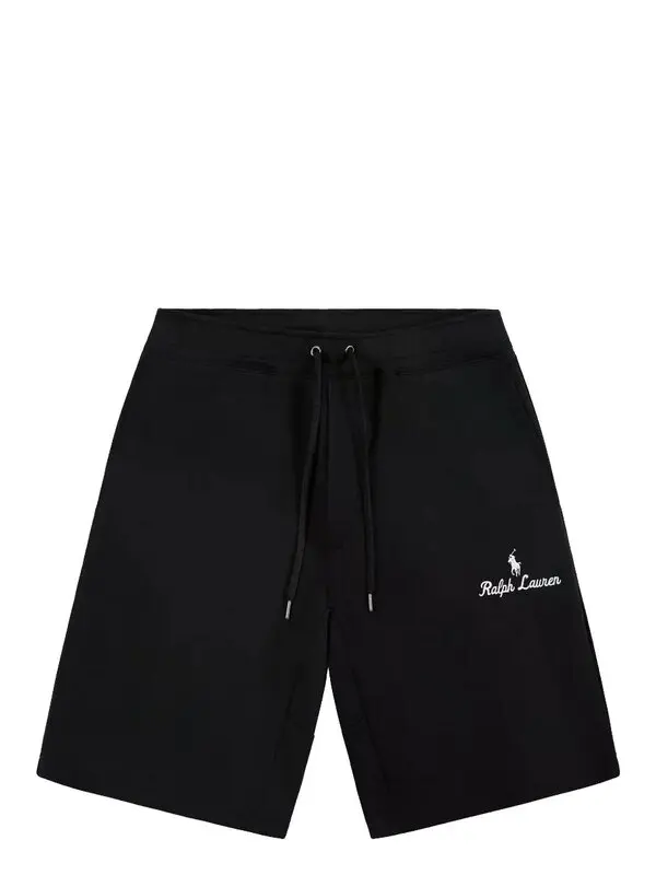 Polo Ralph Lauren Embroidered Logo Drawstring Shorts - Black