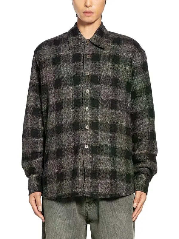 Our Legacy Above Checked Shirt - Grey