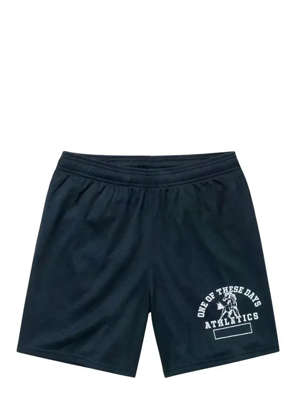 ONE OF THESE DAYS Mustang Athletics Shorts - Blue