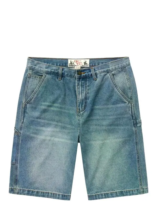 ONE OF THESE DAYS Painter Denim Shorts - Blue