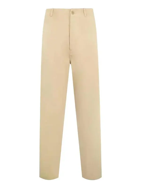 KAPTAIN SUNSHINE Cotton Wide-leg Trousers - Neutrals