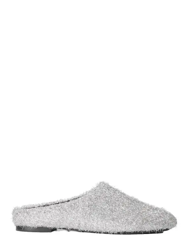 SIMONMILLER Tinsel Riad Mules - Silver