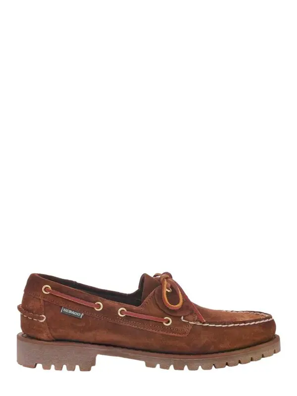 SEBAGO Ranger Lug-sole Suede Boat Shoes - Brown