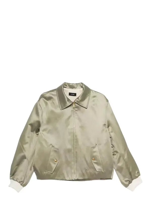 WILLY CHAVARRIA Opera Zip-up Bomber Jacket - Green