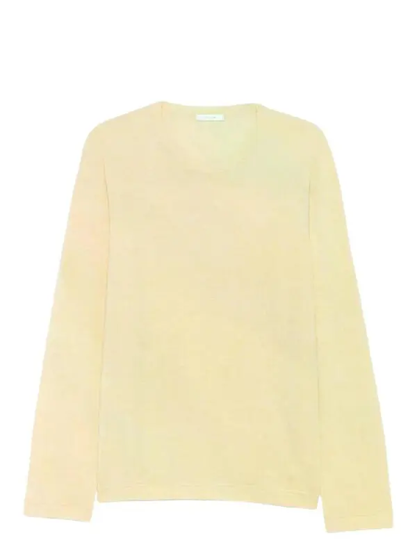 THE ROW Casas Goat Cashmere Top - Yellow