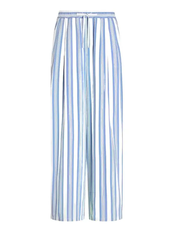 Dolce & Gabbana Striped Poplin Vanity Trousers - Blue