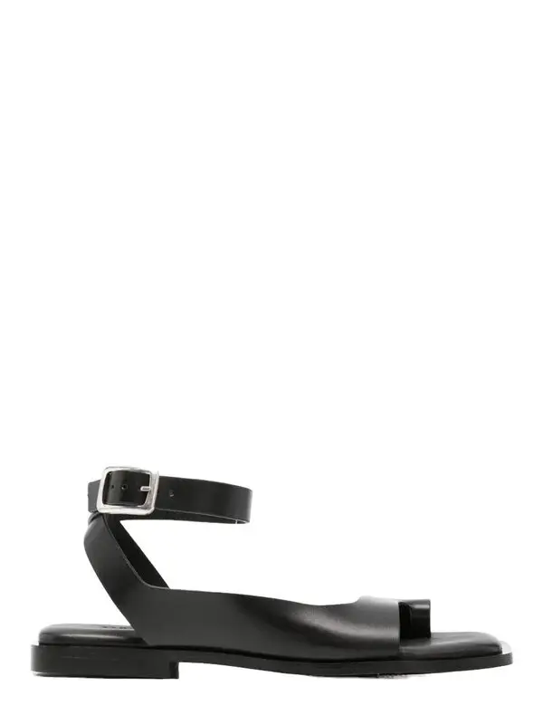 ALOHAS Buckle-fastening Toe-strap Sandals - Black