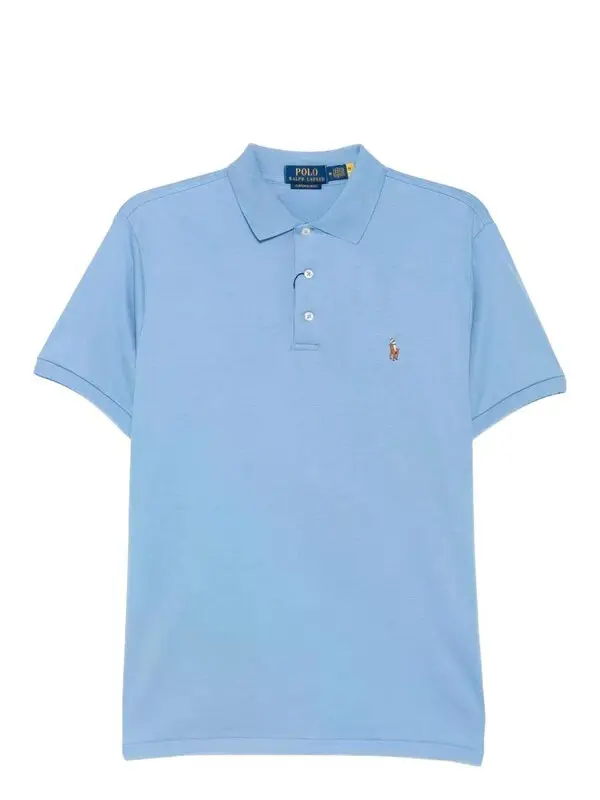 Polo Ralph Lauren Logo-embroidered Polo Shirt - Blue