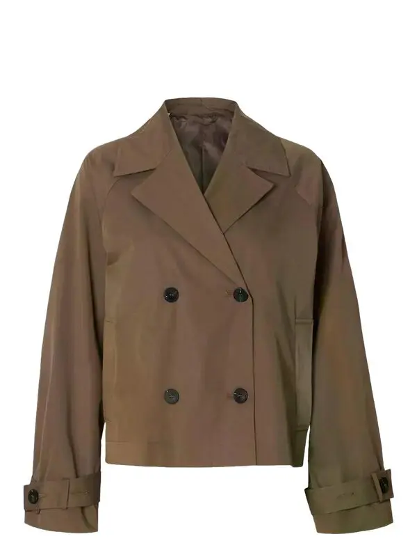 SELECTED Double-breasted Jacket - Brown