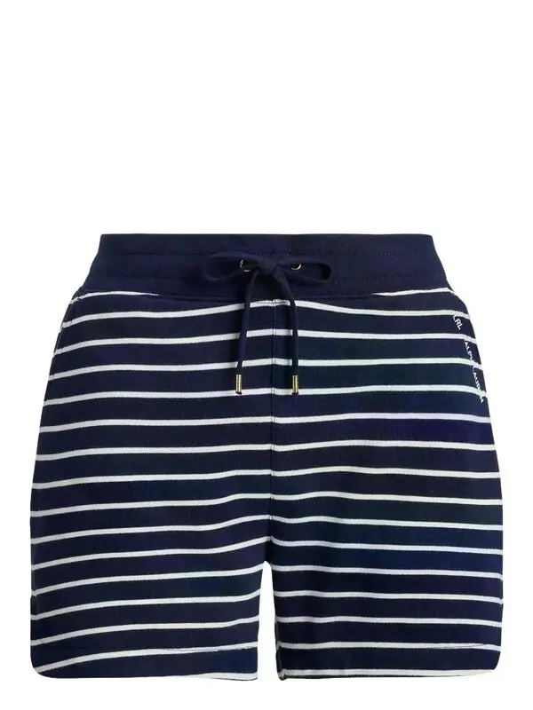 Ralph Lauren Striped Drawstring Shorts - Blue