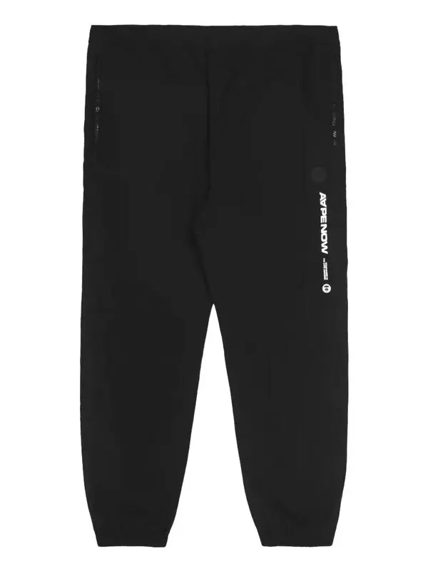AAPE BY *A BATHING APE Moonface Patch Track Pants - Grey