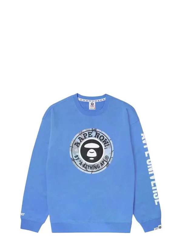 AAPE BY *A BATHING APE Logo-print Sweatshirt - Black