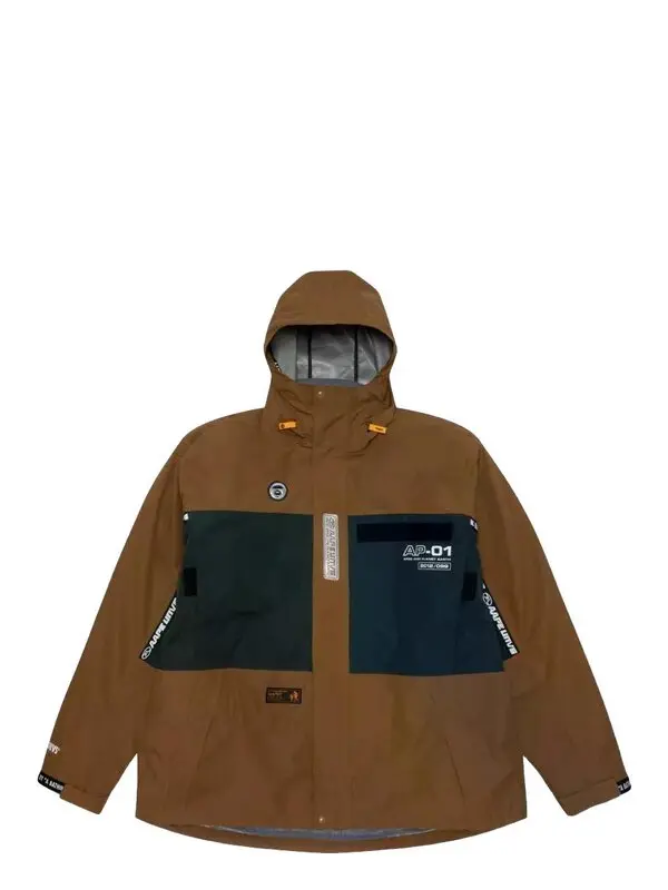 AAPE BY *A BATHING APE Moonface Convertible Utility Jacket - Black
