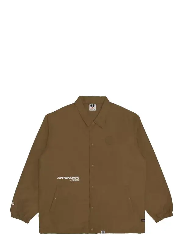 AAPE BY *A BATHING APE Moonface Coach Jacket - Brown