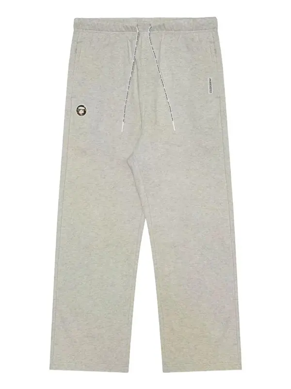 AAPE BY *A BATHING APE Moonface Patch Track Pants - White