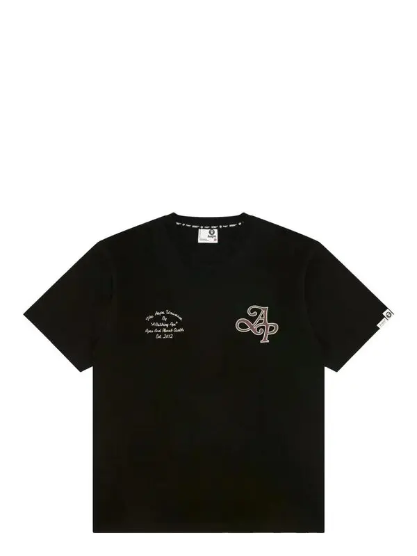 AAPE BY *A BATHING APE Aapeunvs Logo-print T-shirt - Black