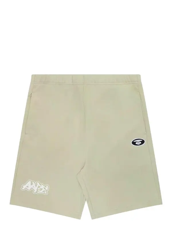 AAPE BY *A BATHING APE Logo-patch Shorts - Neutrals