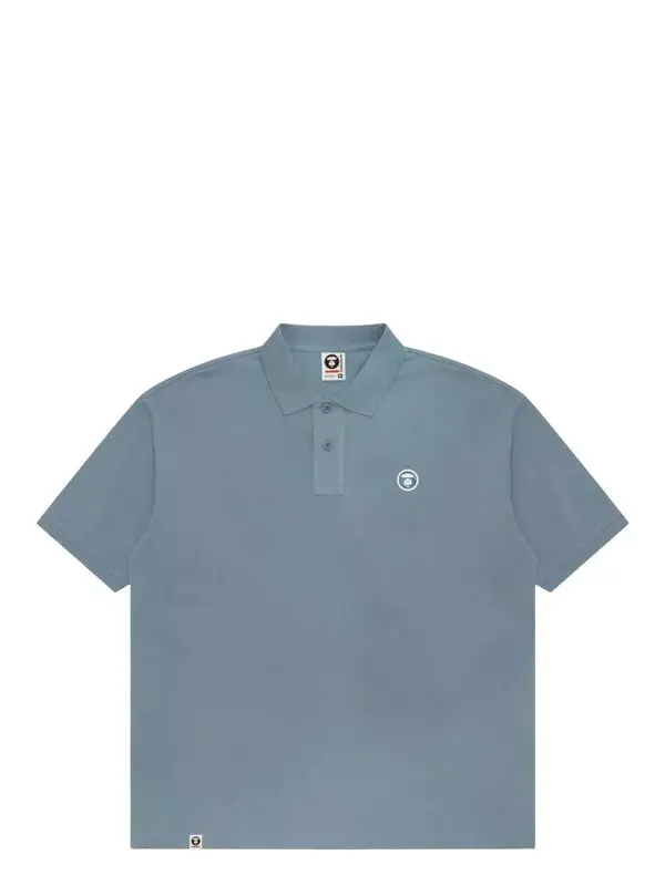 AAPE BY *A BATHING APE Aapenow Moonface Polo Shirt - Blue