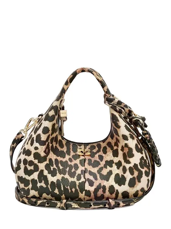 GANNI Leopard-print Tote Bag - Neutrals