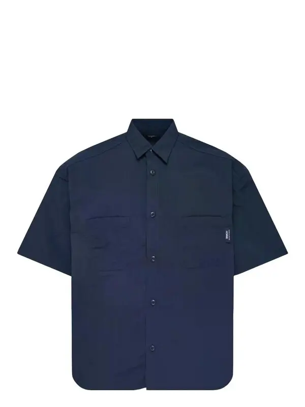 Comme Des Garçons Chest-pocket Shirt - Blue