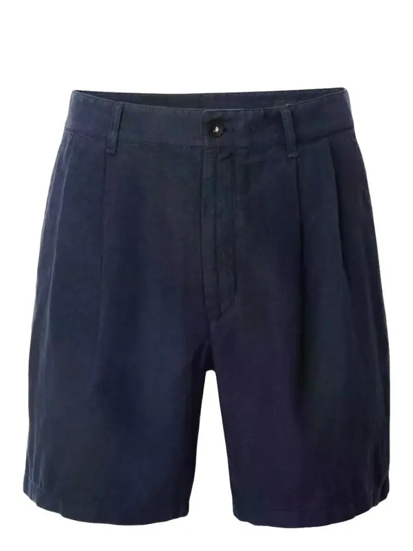 Rag & Bone Jackson Pleated Shorts - Blue