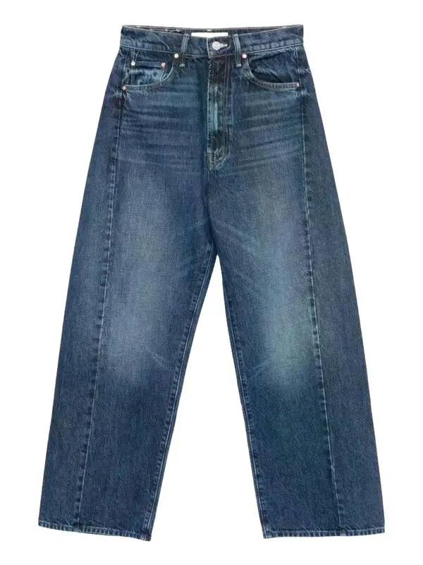 MOTHER Half-pipe Ankle Jeans - Blue