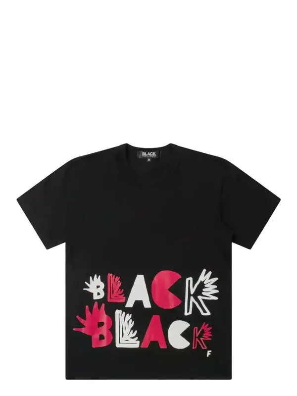 Comme Des Garçons Logo-graphic T-shirt - Black