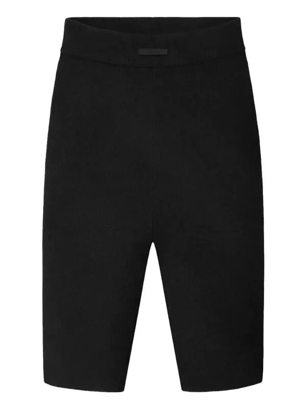 Fear Of God Ribbed Bike Shorts - Black