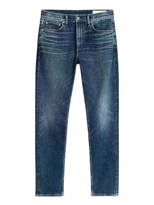 Rag & Bone Faded Whiskered Jeans - Blue