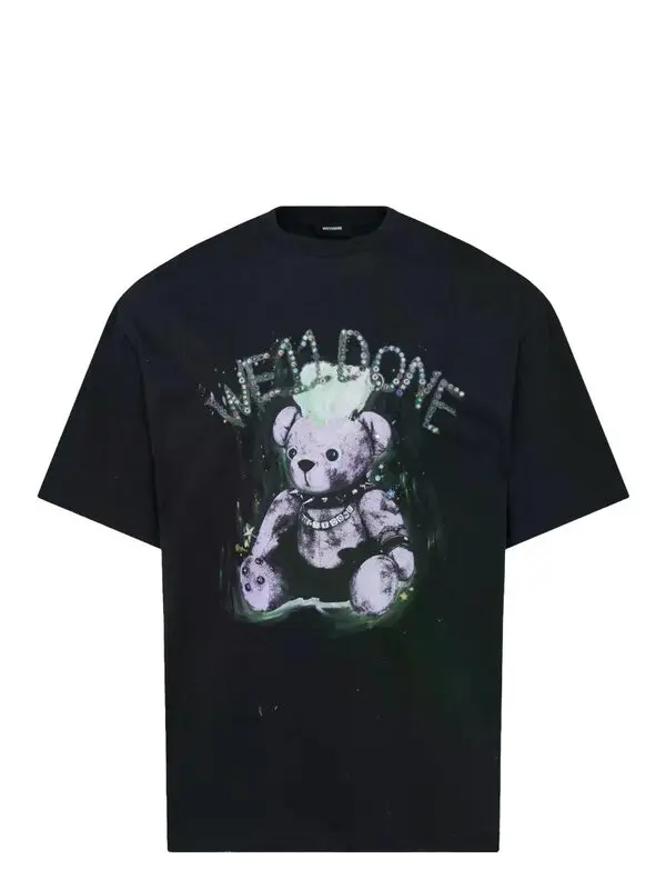 We11Done Punk Teddy T-shirt - Black