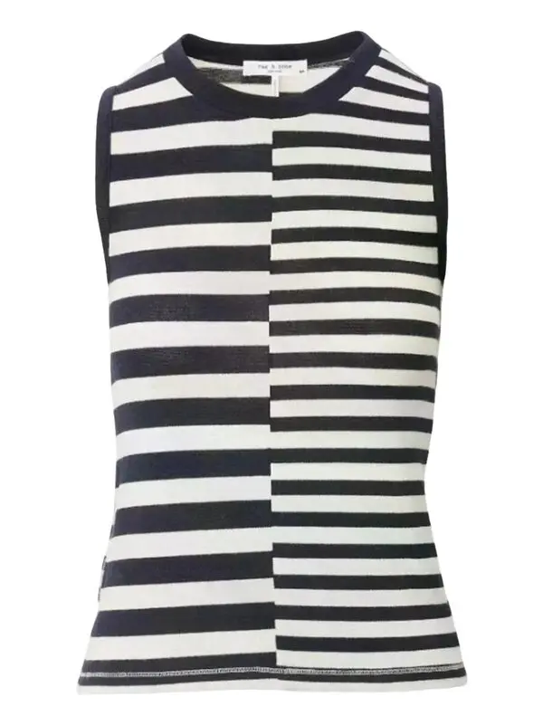 Rag & Bone Mixed-stripe Tank Top - Blue