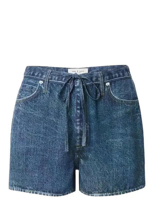 Rag & Bone Miramar Drawstring-fastening Shorts - Blue