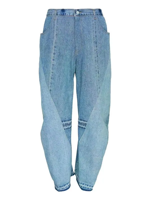 JIYONGKIM Panelled-design Jeans - Blue