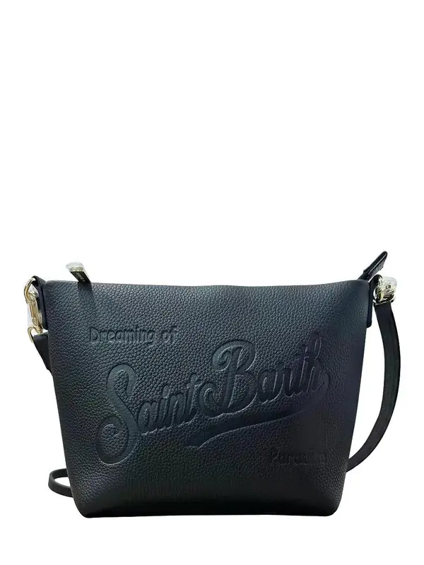 MC2 SAINT BARTH Embossed Shoulder Bag - Black
