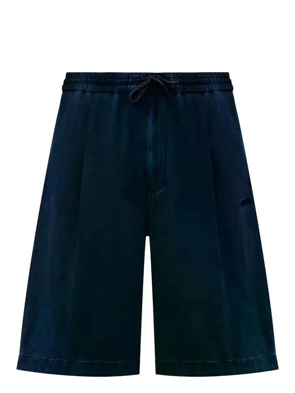 JUUN.J Logo-embroidered Shorts - Blue