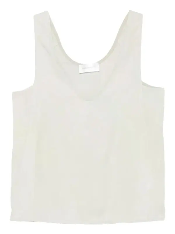 Christian Wijnants Sleeveless V-neck Top - Neutrals