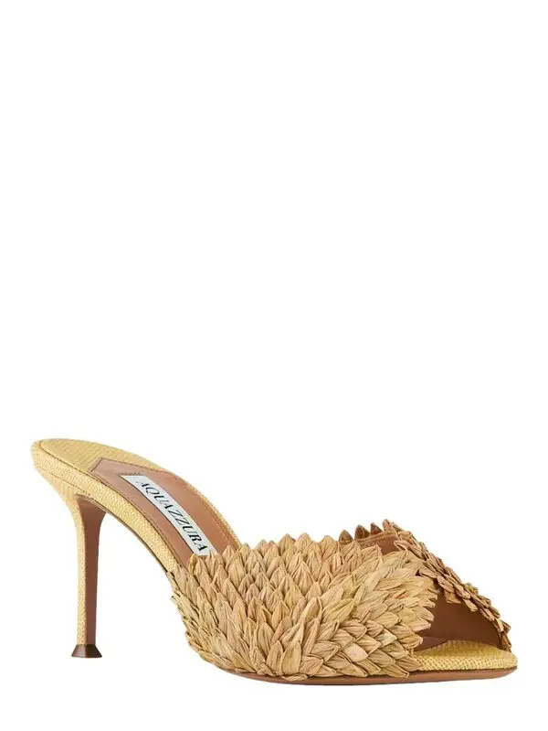 AQUAZZURA Rio Flirt Heeled Sandals - Neutrals