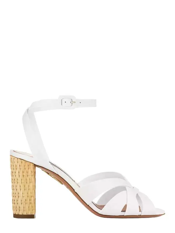 AQUAZZURA Copacabana Heeled Sandals - White