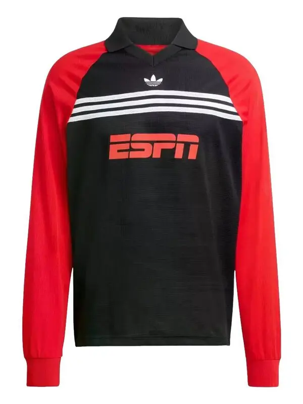 Adidas Logo-print Long-sleeve T-shirt - Black