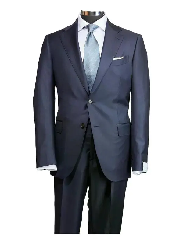 Caruso Norma Single-breasted Suit - Blue