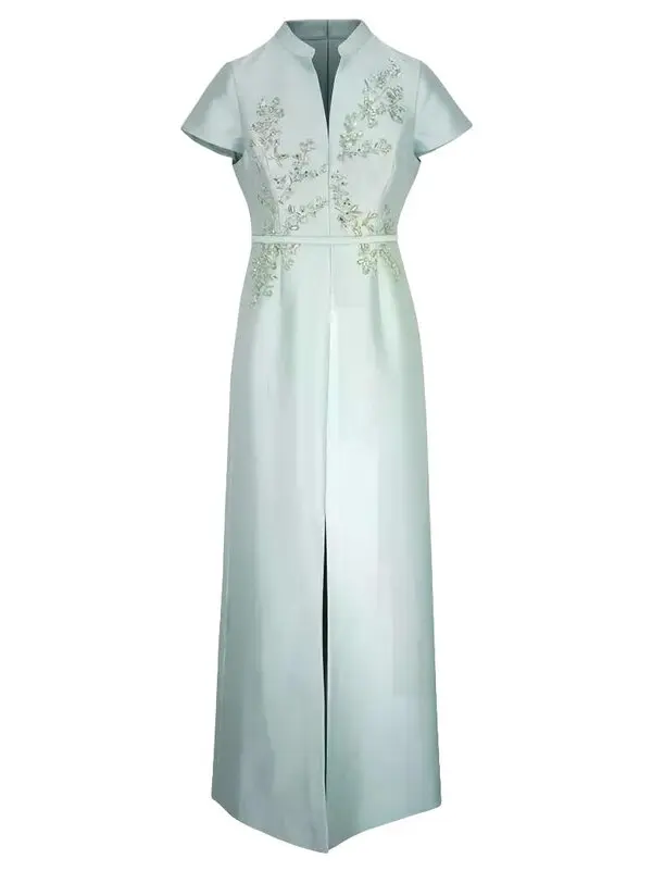 Sachin & Babi Charlotte Bead-embellished Maxi Dress - Green
