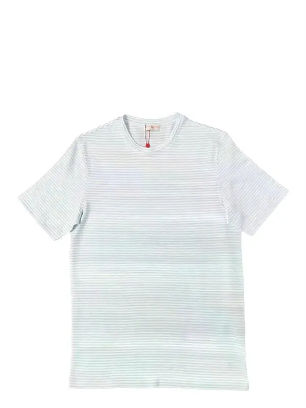 Luciano Barbera Striped-jersey T-shirt - Blue