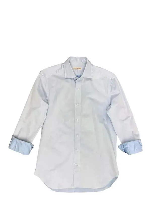 Luciano Barbera Cotton Shirt - Blue