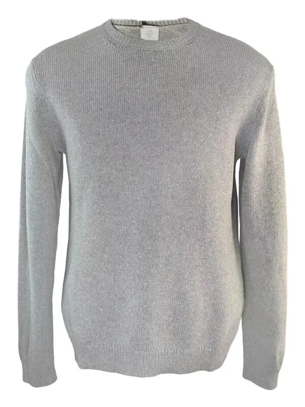 Eleventy Fine-gauge Crew-neck Sweater - Grey